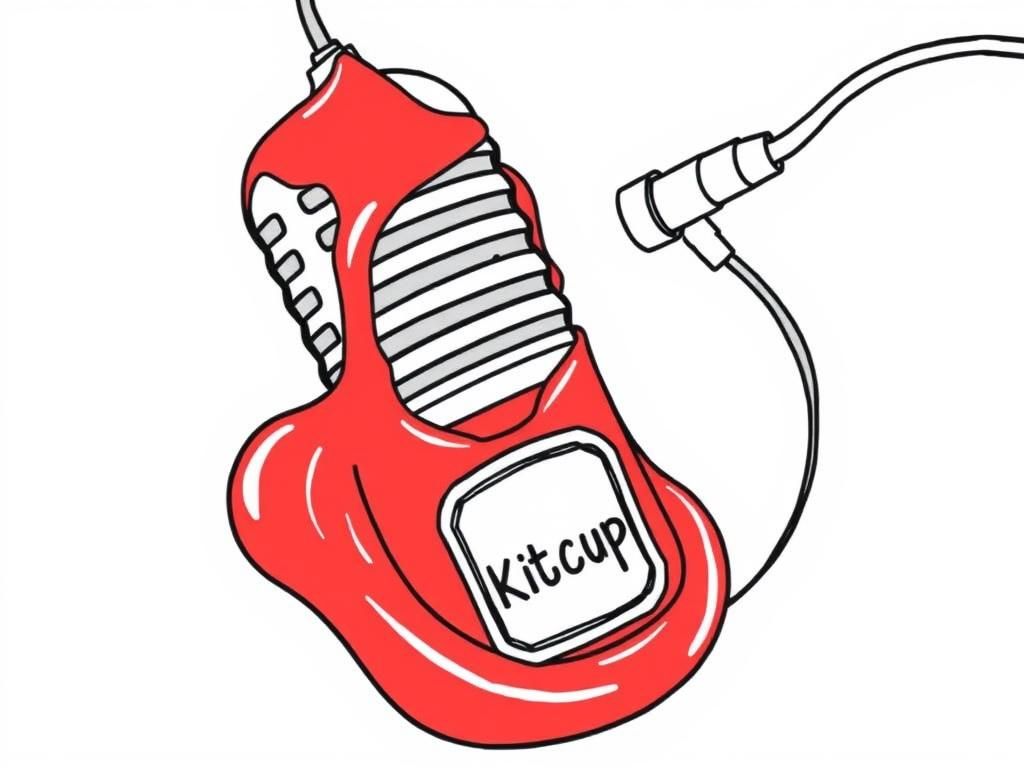 Kitcup Radio Coloring Page - Free Printable Coloring Page