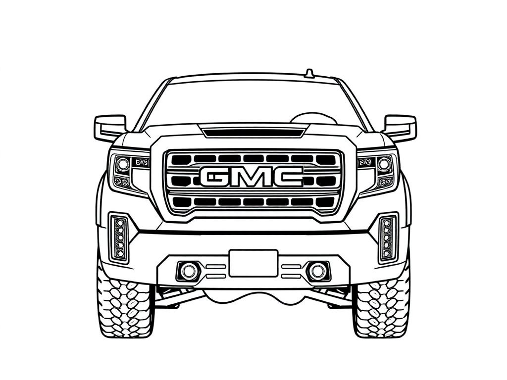 Free Printable Truck Coloring Pages for All Ages