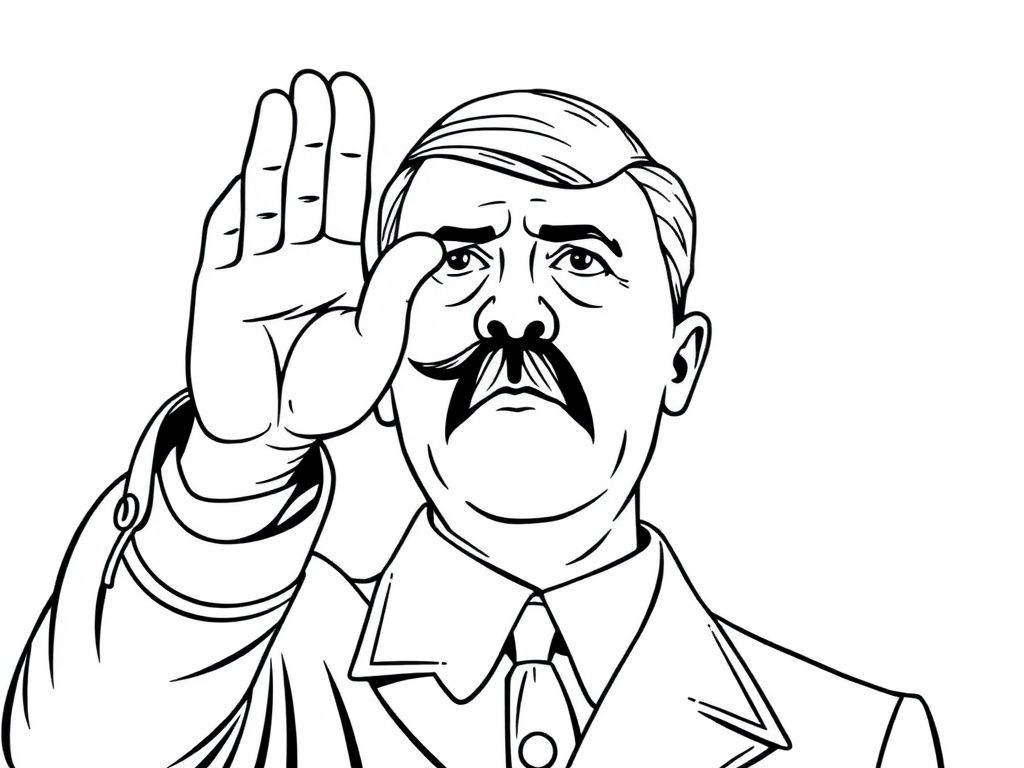 Historical Figure to Color - Free Printable Coloring Page