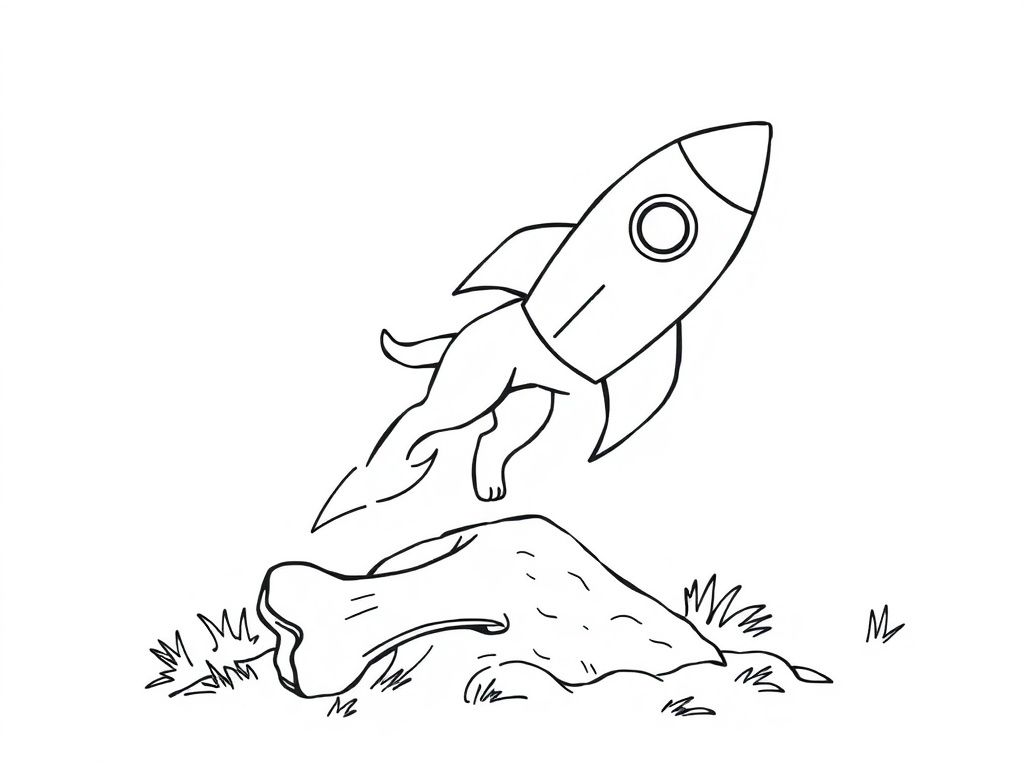 Space Coloring Page - Free Printable Coloring Page
