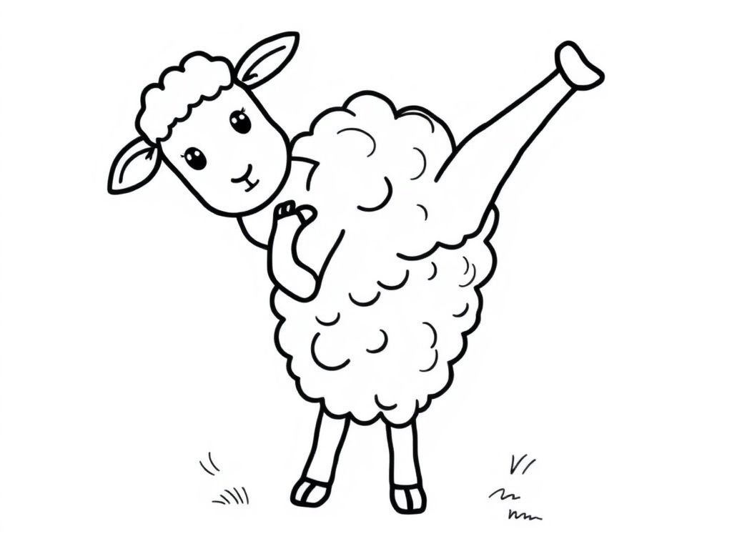 Sheep Coloring Pages