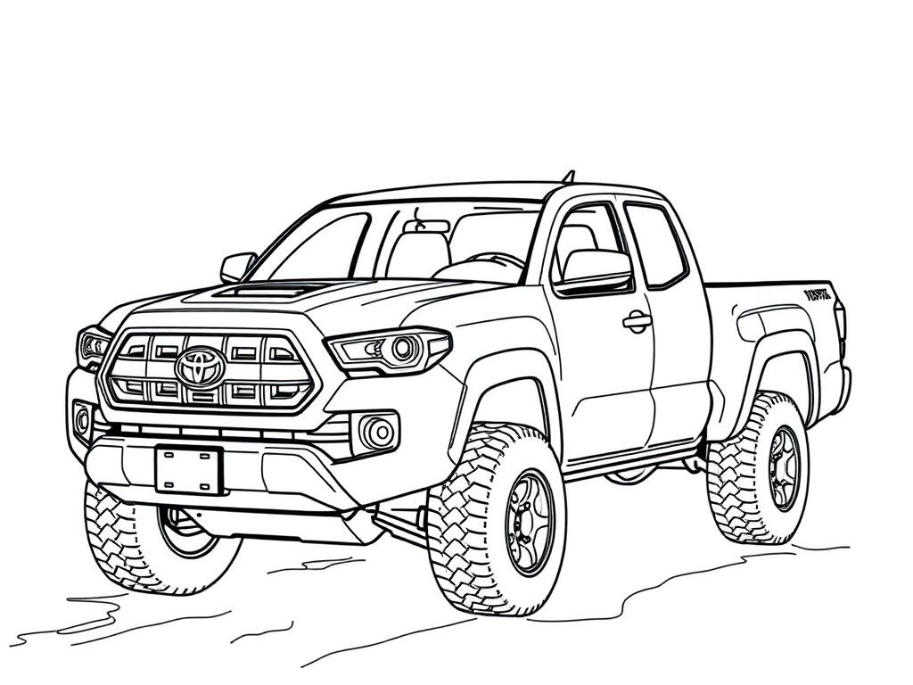 Free Printable Truck Coloring Pages for All Ages