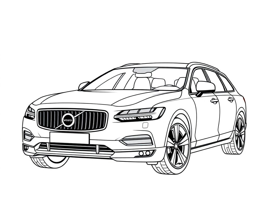Free Printable Car Coloring Pages for All Ages
