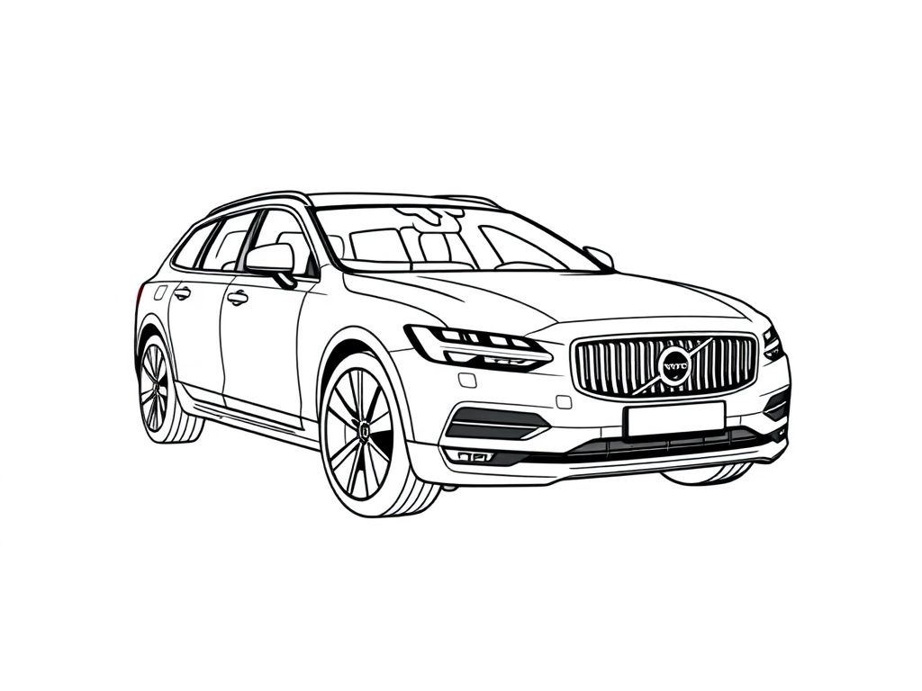 Free Printable Car Coloring Pages for All Ages