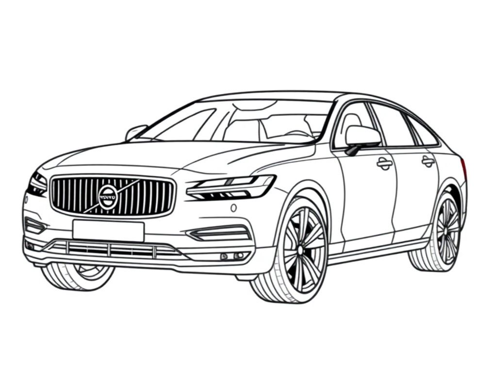 Free Printable Car Coloring Pages for All Ages