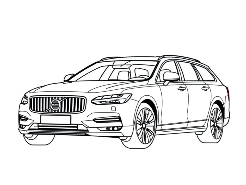 Free Printable Car Coloring Pages for All Ages