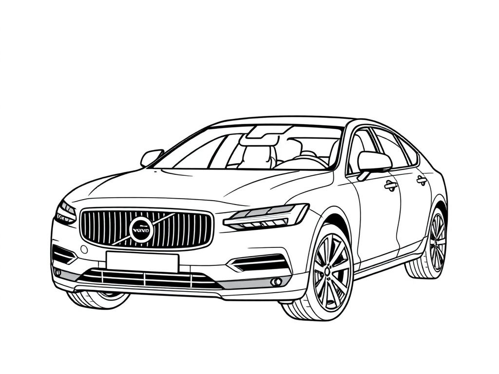 Free Printable Car Coloring Pages for All Ages