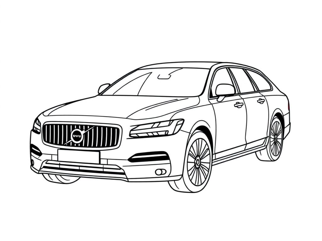 Free Printable Car Coloring Pages for All Ages