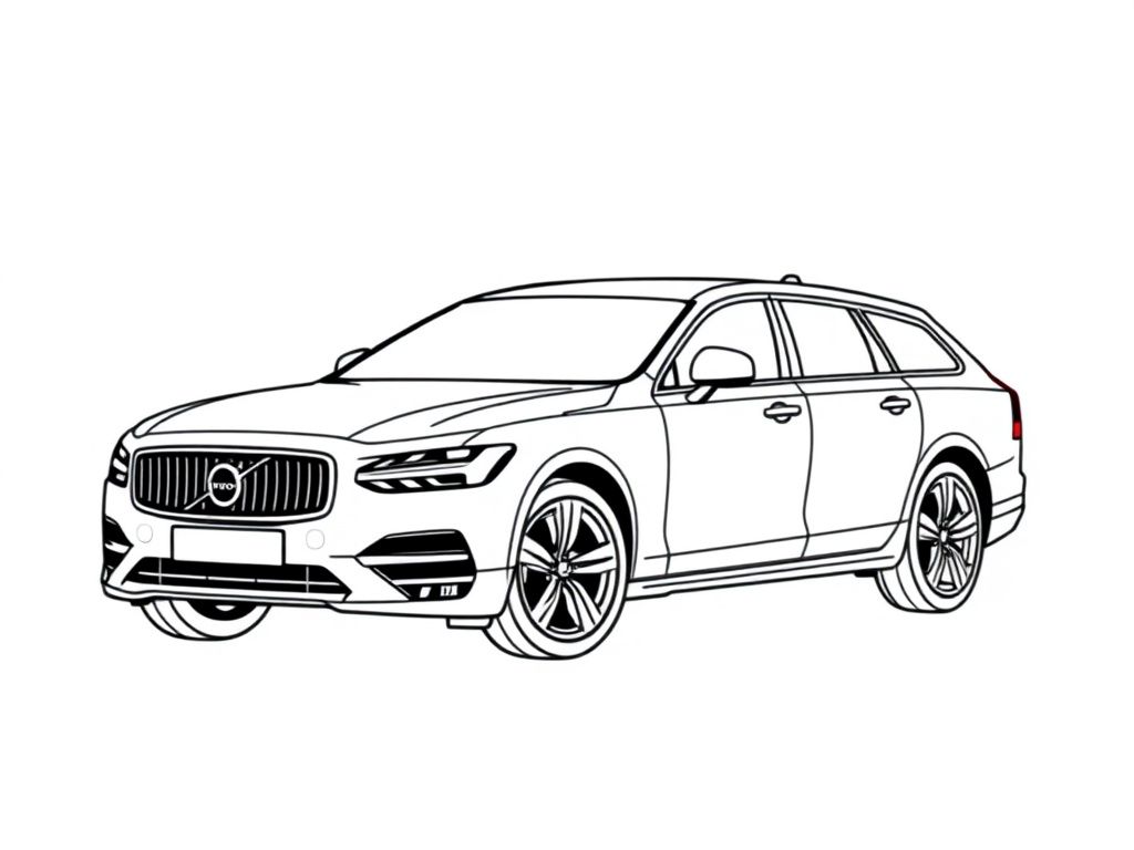 Free Printable Car Coloring Pages for All Ages
