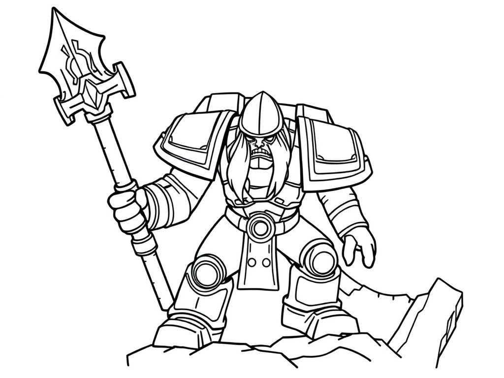 Warhammer 40k Coloring Pages: Free Printable Sheets for All Ages